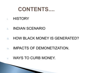 DEMONETIZATION. | PPTX | Currencies | Economy