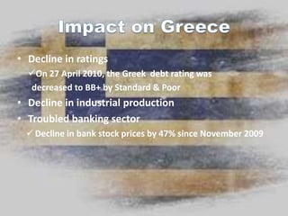 Greece Crisis | PPTX | Financial Crisis | Economy
