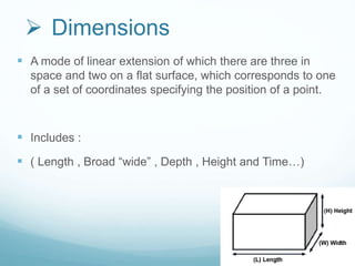 dimensions&approximation | PPTX
