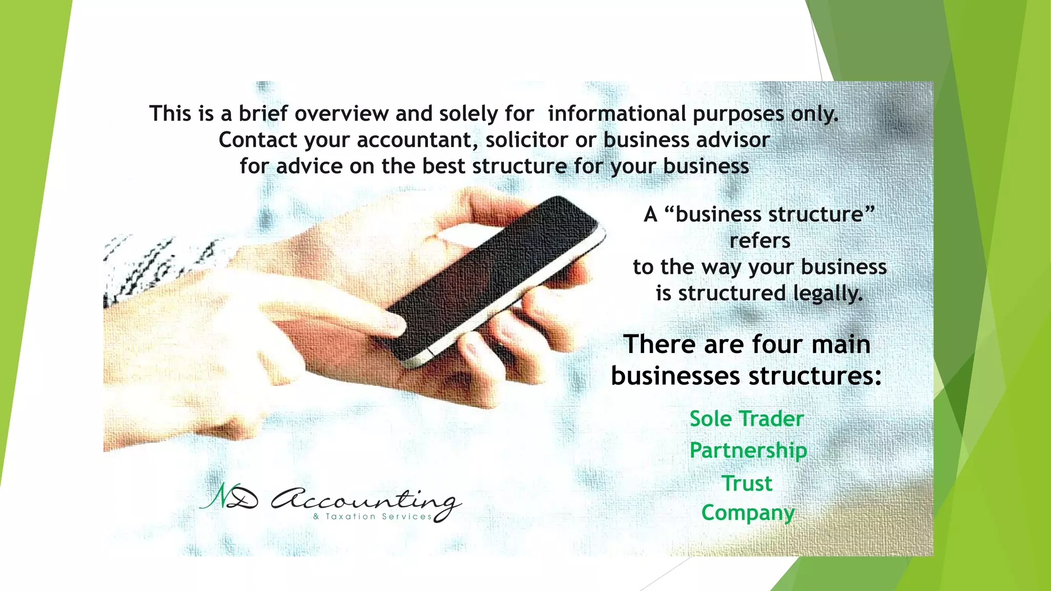 Business Structures in Australia | PPTX