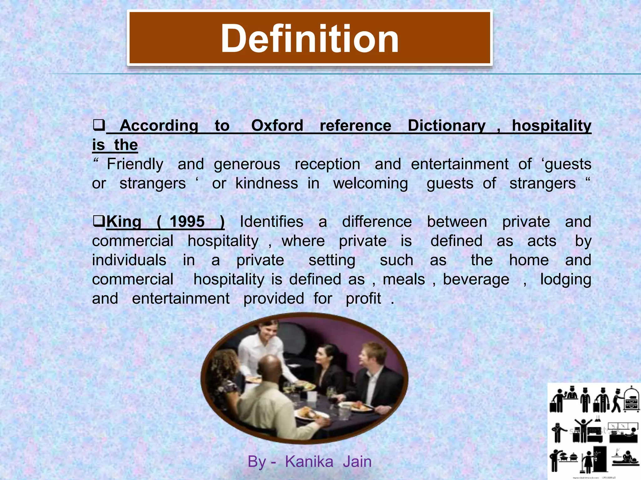 Hospitality and Tourism Managemnt | PPTX