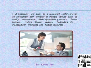 Hospitality and Tourism Managemnt | PPTX
