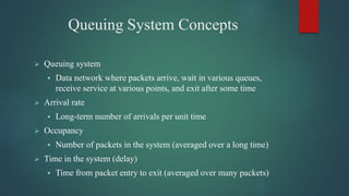 Queing theory and delay analysis | PPT