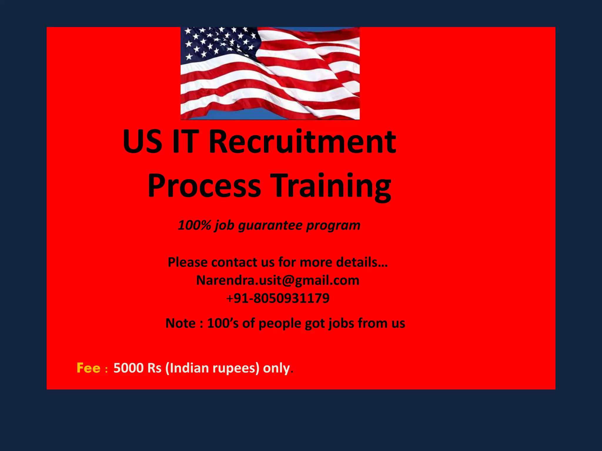 US IT recruitment | PPTX