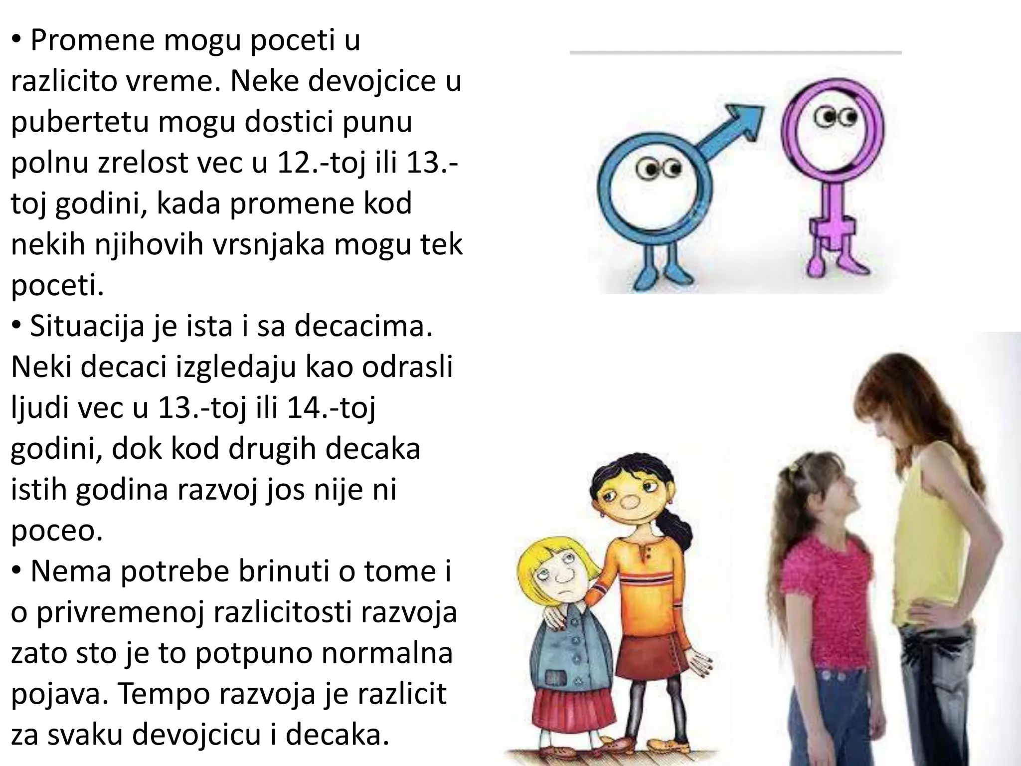 Pubertet i adolescencija | PPTX