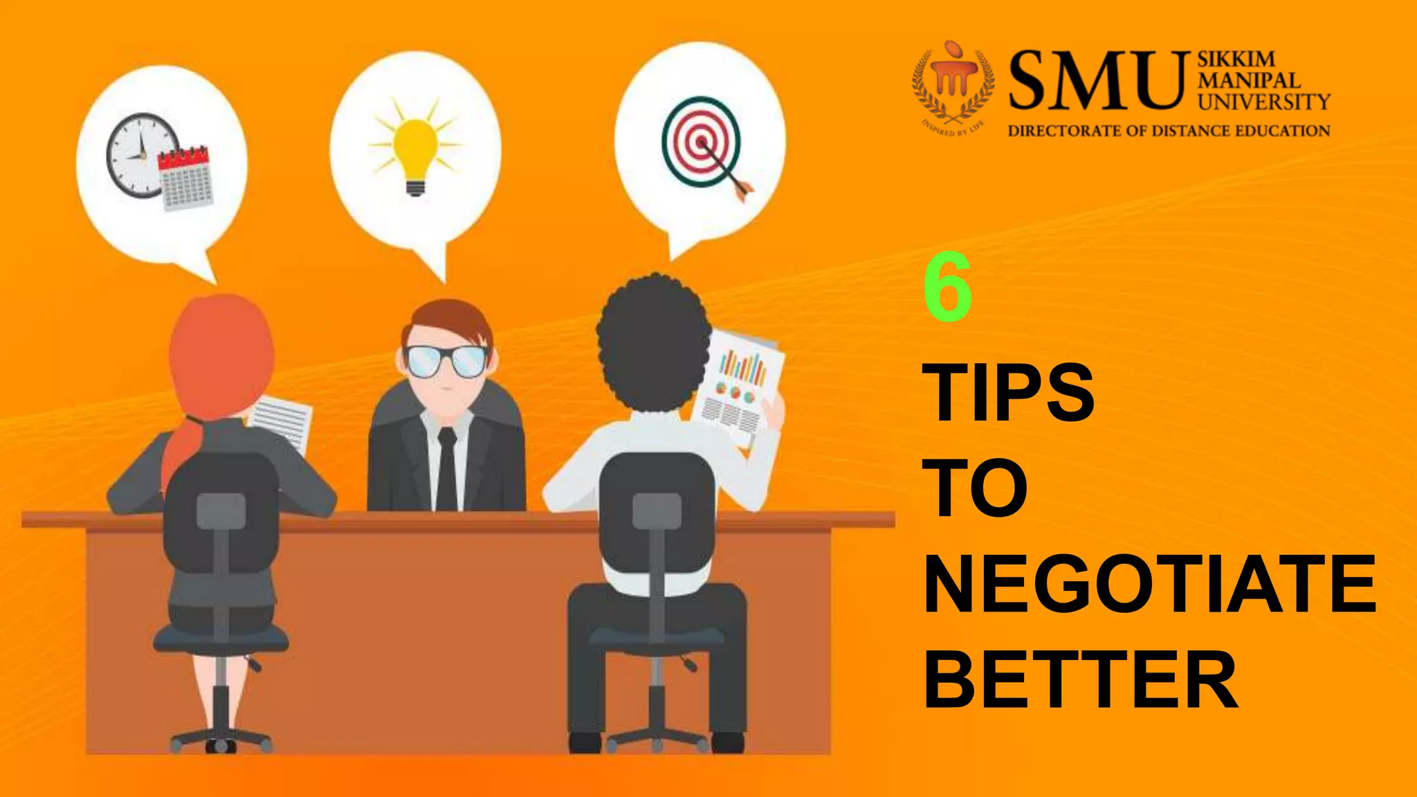 6 TIPS TO NEGOTIATE BETTER | PPTX