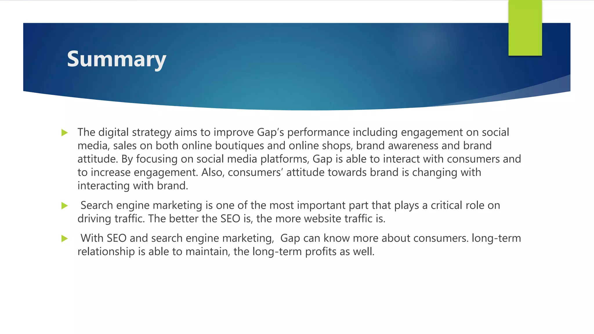 GAP DIGITAL STRATEGY | PPTX