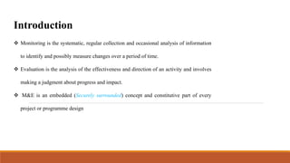 Project Monitoring and Evaluation | PPTX | Civil Engineering Industry ...