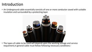 Underground Cables | PPT