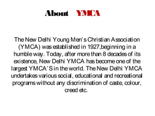 YMCA | PPT | Christianity | Religion & Spirituality
