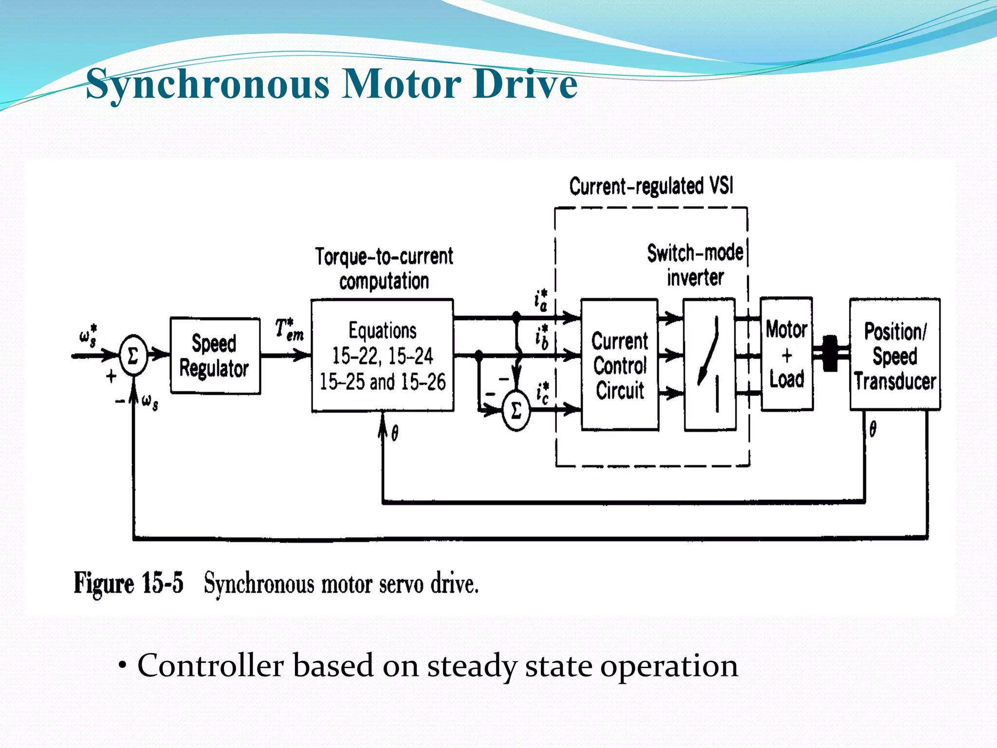 Synchronous motor drive | PPTX
