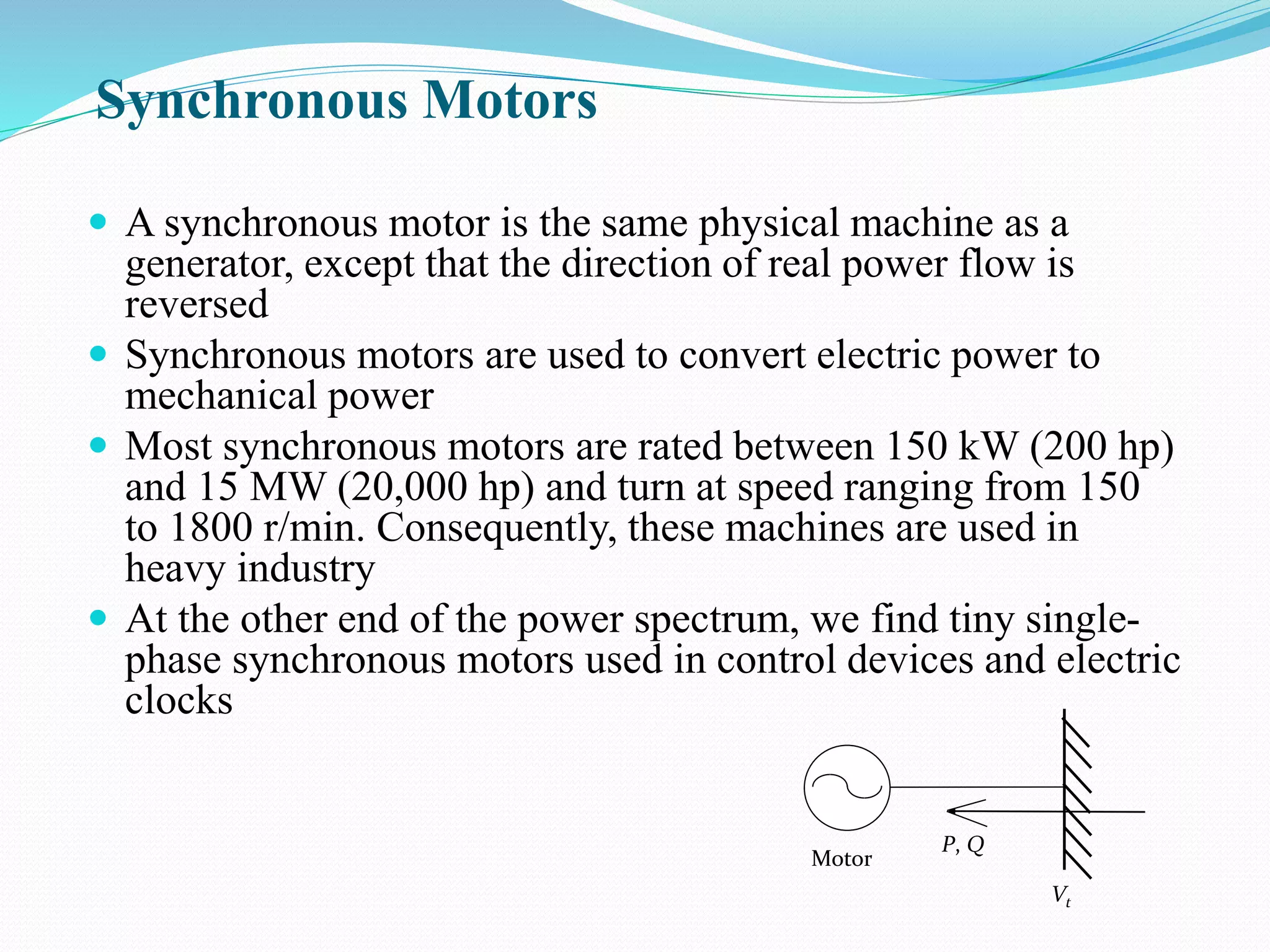 Synchronous motor drive | PPTX