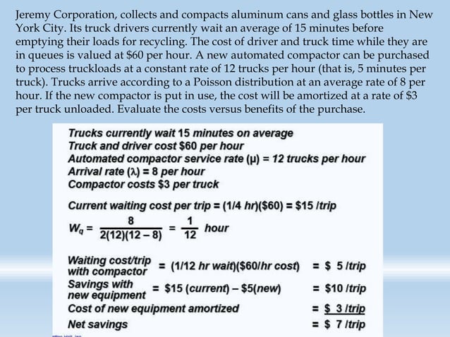 Queueing Theory- Waiting Line Model, Heizer and Render | PPTX