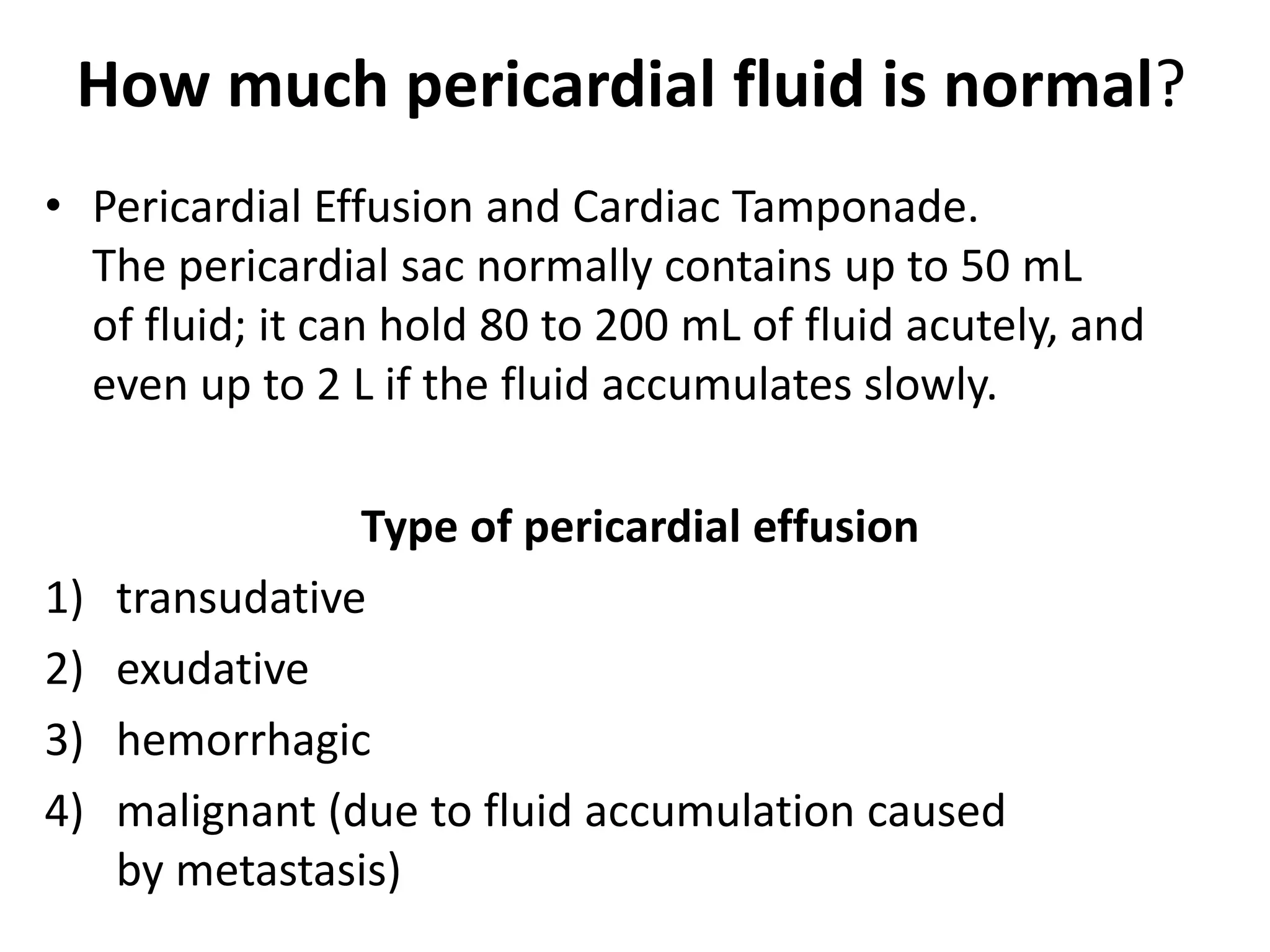 Pericardial effusion | PPTX