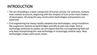 Recent construction technologies | PPTX