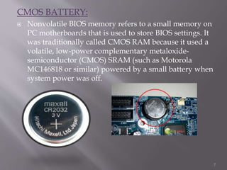 THE COMPUTER MOTHERBOARD AND ITS COMPONENTS | PPT