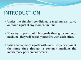 Multiplexing FDM and TDM | PPTX