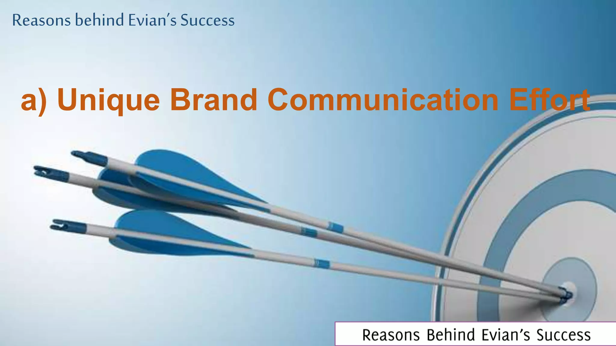 Evian case study analysis | PPTX