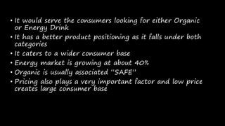 Crescent Pure (Energy Drink) - Case Study | PPTX