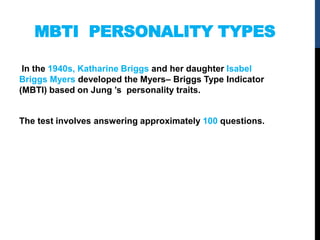MBTI PERSONALITY TYPES | PPT