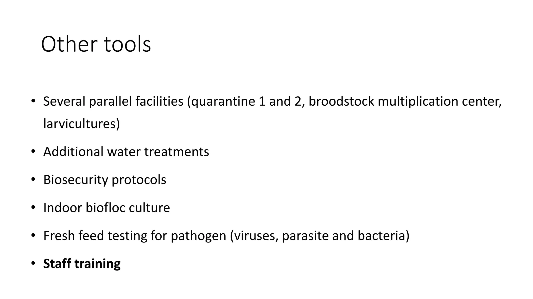 Presentation 2.11 Specific pathogen-free (SPF), specific pathogen-resistant (SPR) and specific ...
