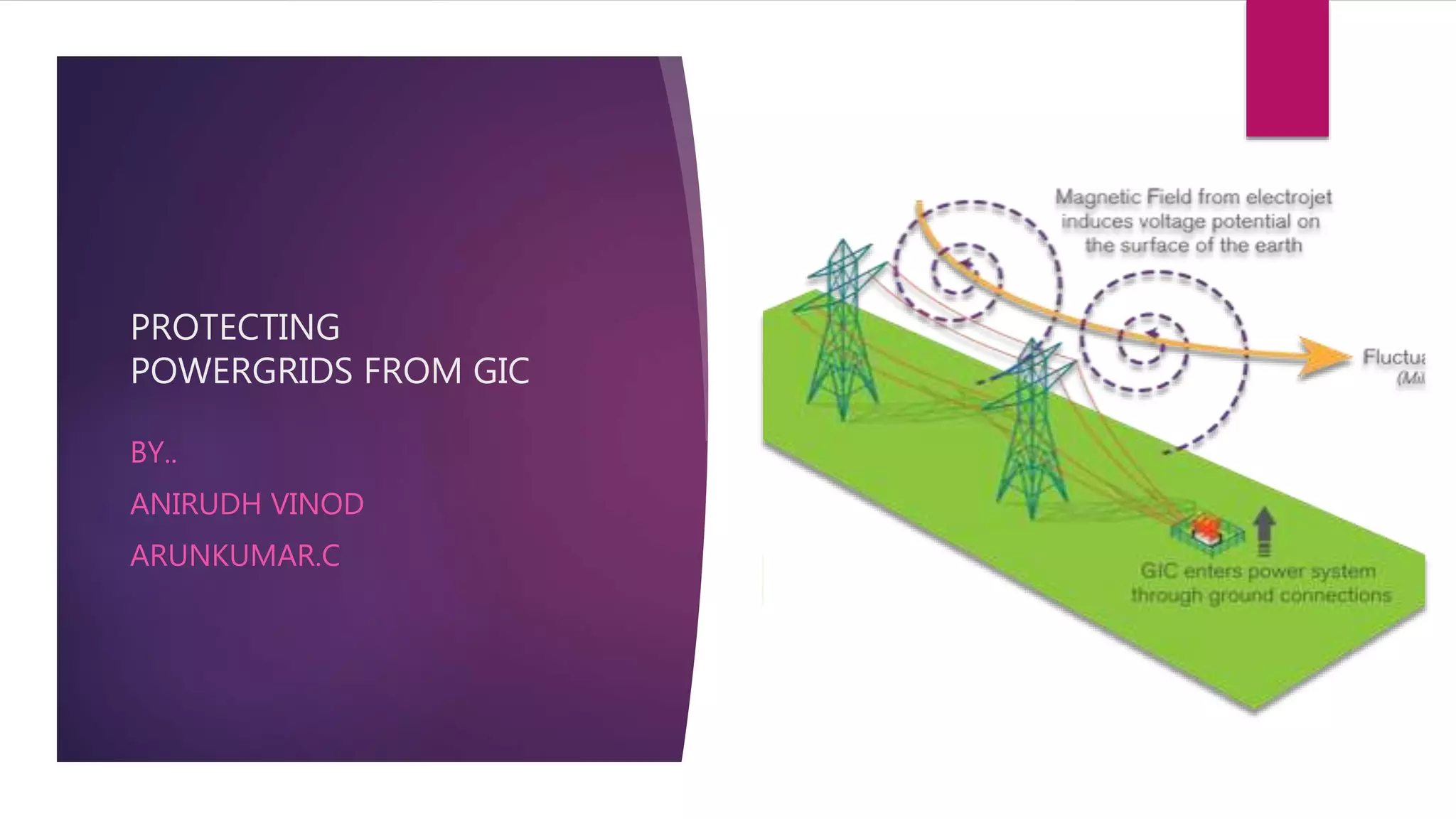 PROTECTING POWERGRIDS FROM GIC | PPT