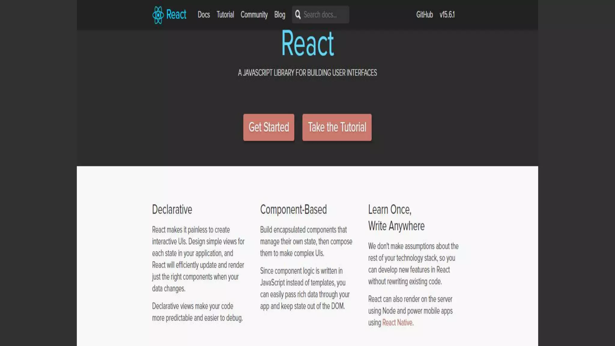 reactJS | PPT | Free Download