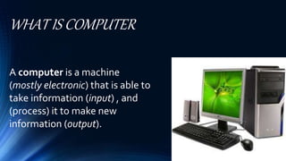 computer fundamentals | PPTX