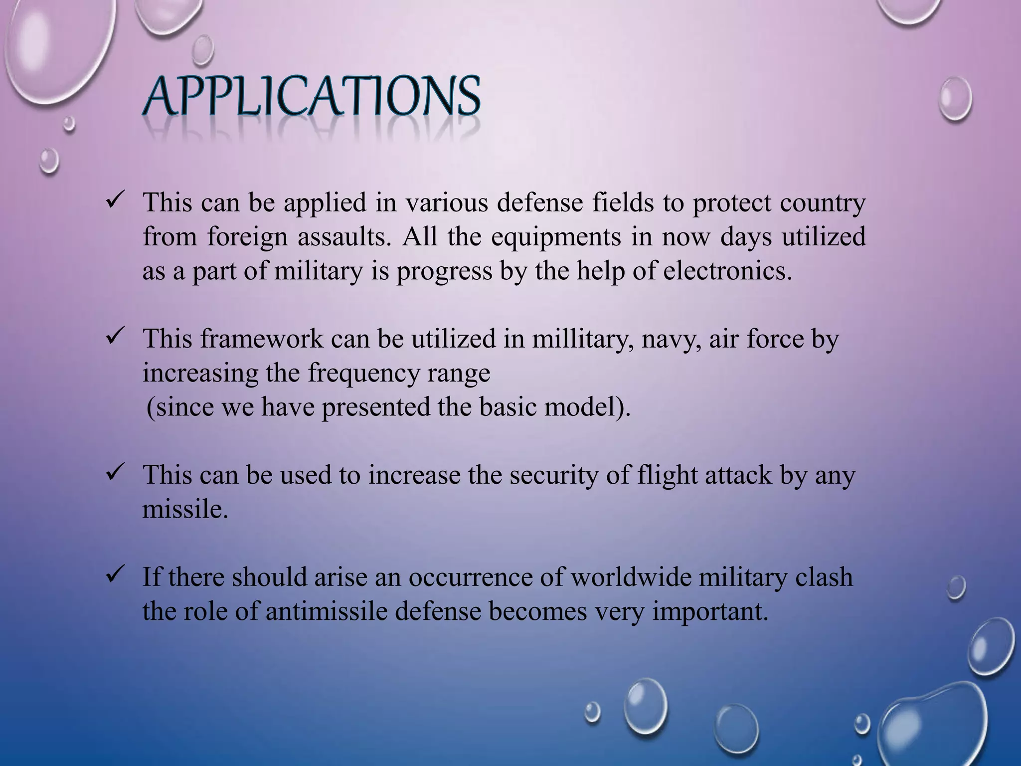 A Modified Radar With Missile Tracking and Automatic Destruction | PPTX