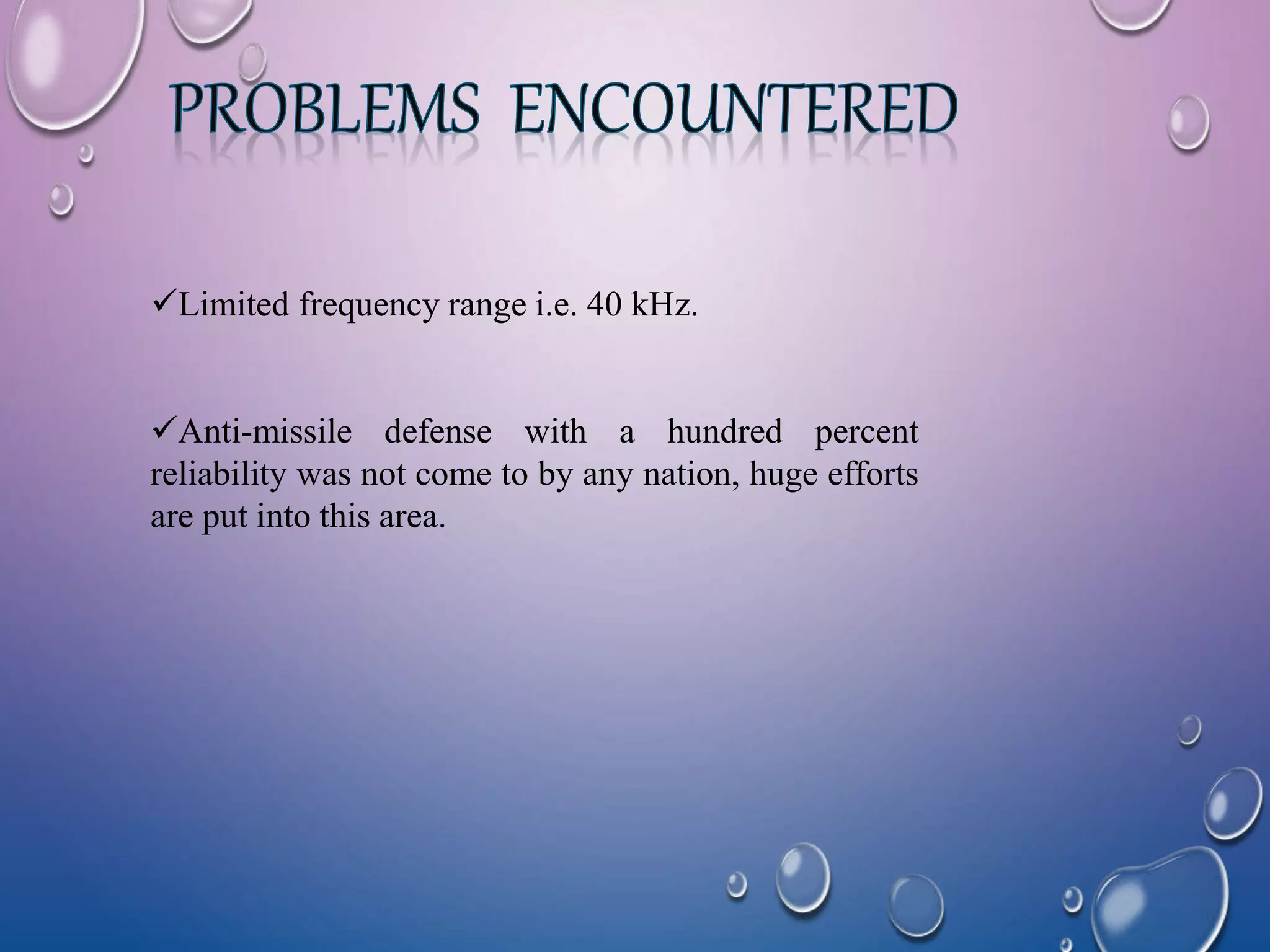 A Modified Radar With Missile Tracking and Automatic Destruction | PPTX