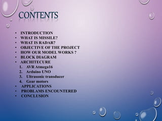 A Modified Radar With Missile Tracking and Automatic Destruction | PPTX