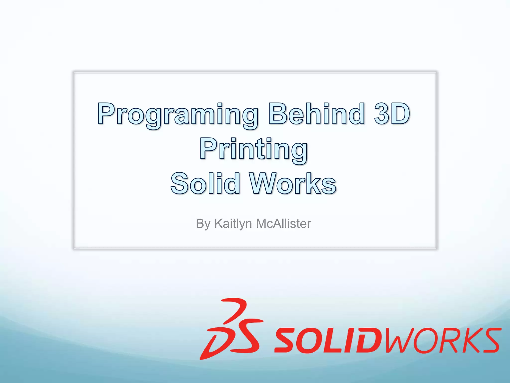 Solidworks | PPT