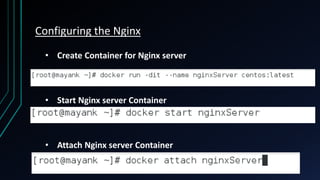 Load Balancing Container with Nginx | PPTX