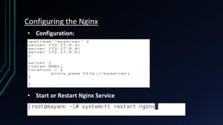 Load Balancing Container with Nginx | PPTX