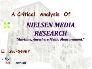 NIELSEN MEDIA RESEARCH | PPTX