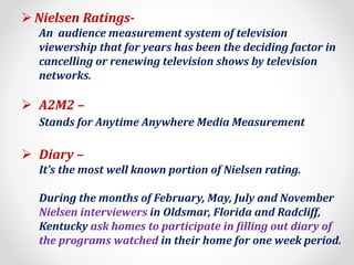 NIELSEN MEDIA RESEARCH | PPTX