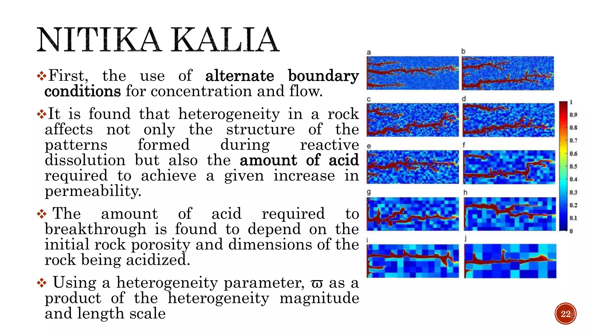 Carbonate matrix acidizing simulation | PPTX
