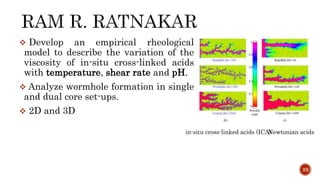 Carbonate matrix acidizing simulation | PPTX