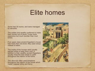 Ancient Egyptian Houses, and influence on Hassan Fathy | PPT