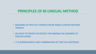 Bi lingual method of teaching...... | PPTX | Education