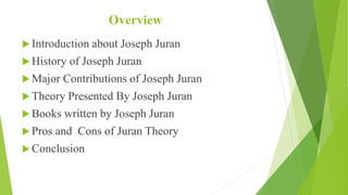 Joseph Juran Quality