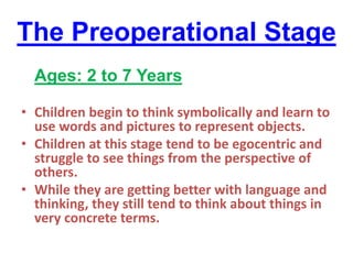 Piaget Theory of Cognitive Development Part-II | PPTX