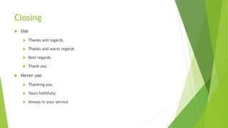 Email Etiquette | PPTX