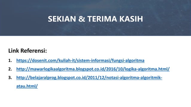 Presentasi Algoritma Pemrograman | PPTX