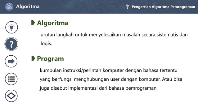 Presentasi Algoritma Pemrograman | PPTX