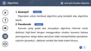 Presentasi Algoritma Pemrograman | PPTX