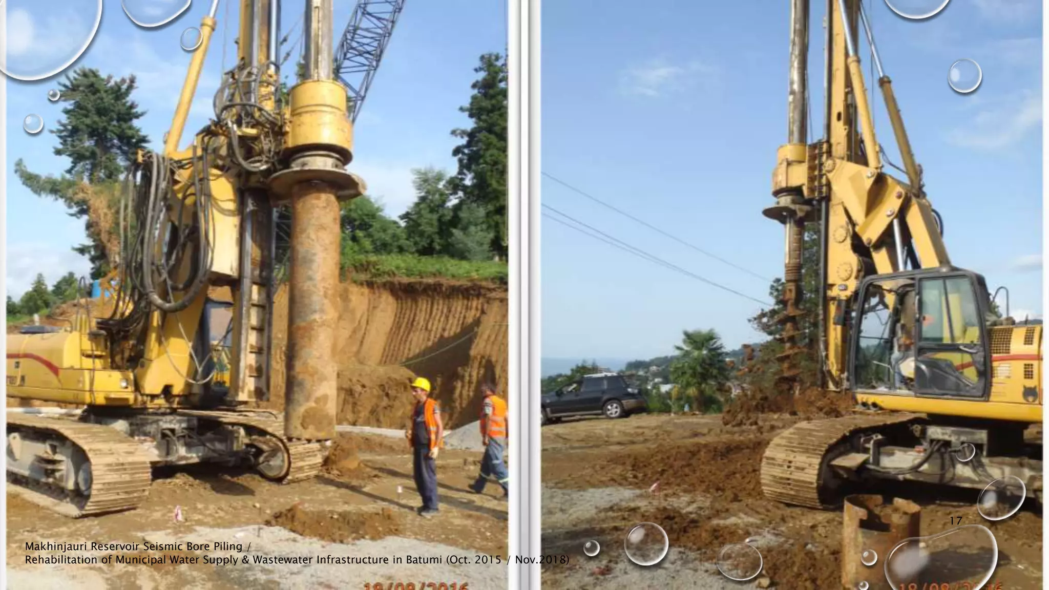 Seismic concrete Bore Piles at Makhinjauri water supply reservoir | PPTX