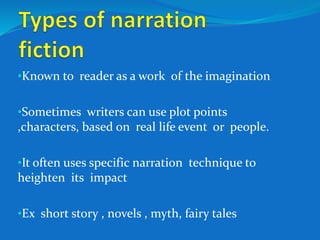 narration and paragraph development | PPTX