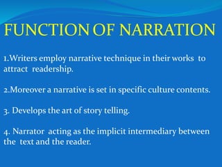 narration and paragraph development | PPTX