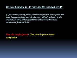 Do not Commit to Anyone | PPT